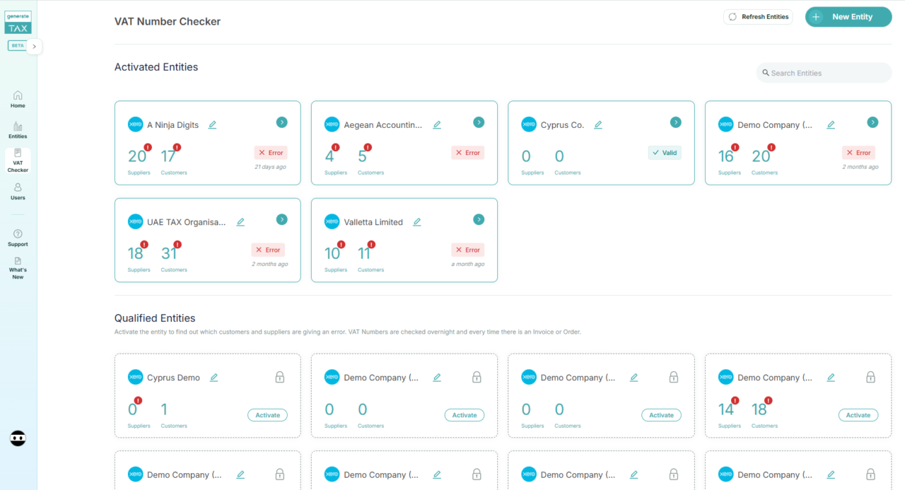 VAT Number Checker - generate.TAX